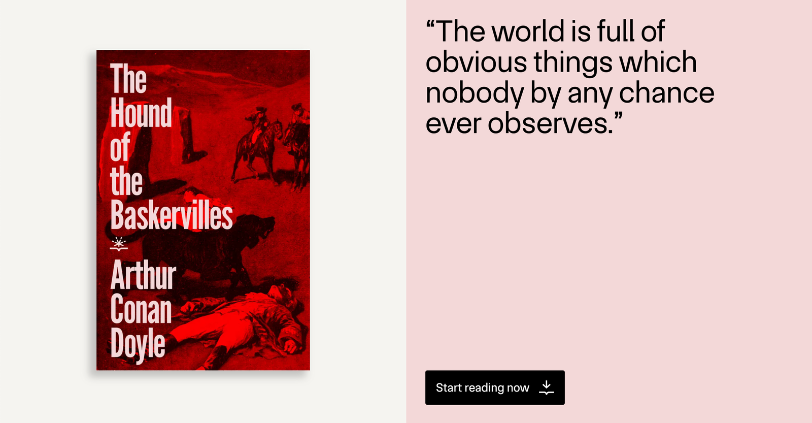 The Hound of the Baskervilles by Arthur Conan Doyle - Free to download
